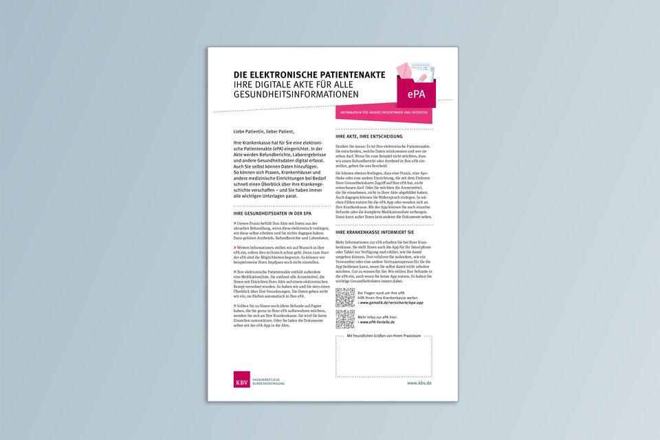 KBV - Bundesweiter Rollout der ePA hat begonnen - KBV stellt ...